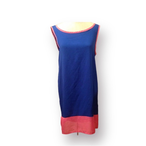 angani | Dresses | Angeni Boutique Color Block Contrast Tie Back Dress ...
